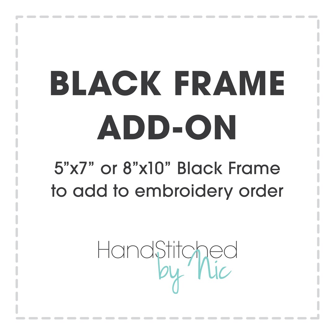 Frame Add-on - Etsy
