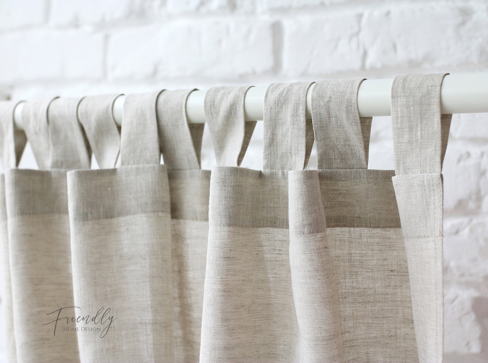 Handmade Linen Curtains Linen Curtains Naturall Linen | Etsy