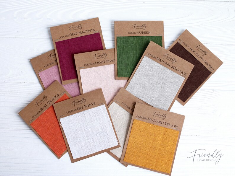 Fabric Samples Linen Samples 100% Linen - Etsy