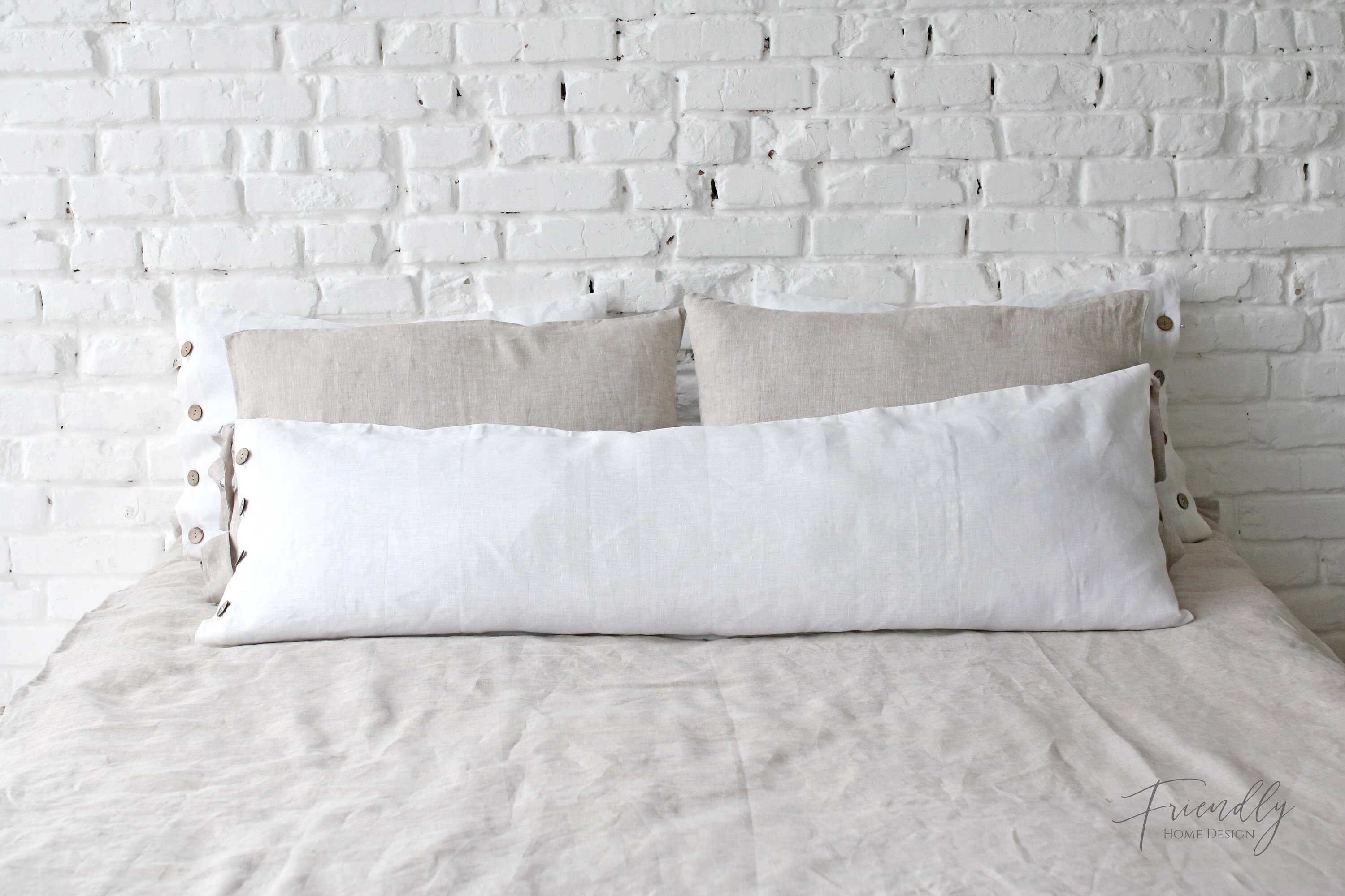 Long Body Pillow Case Long Linen Lumbar Pillowcase Linen - Etsy