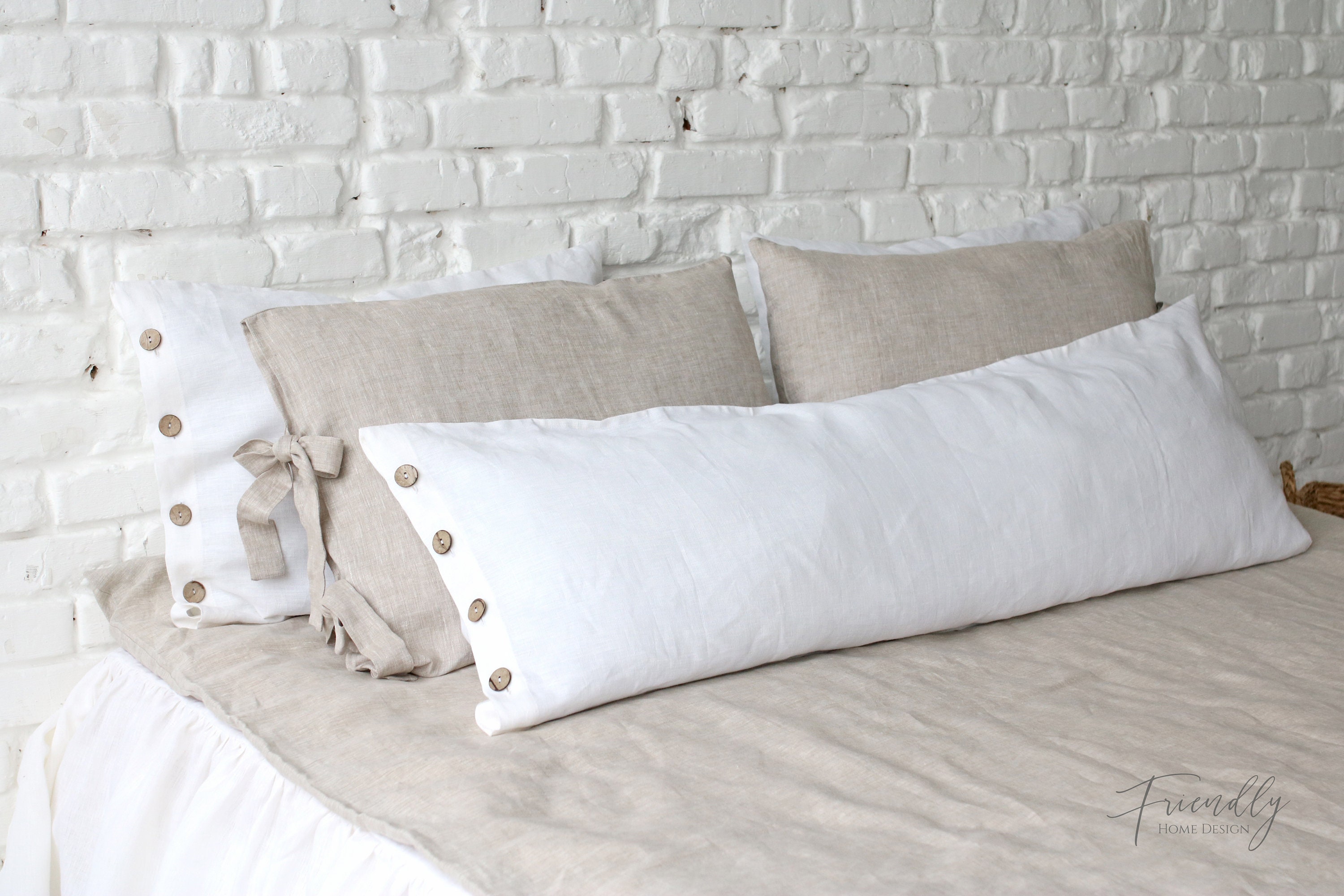 Long Body Pillow Case Long Linen Lumbar Pillowcase Linen - Etsy