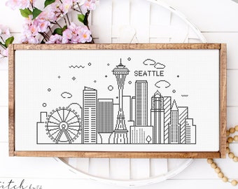 Pretty Little Seattle Printed Version Satsuma Street Modern Cross ...