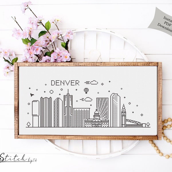 Denver Cross Stitch - Etsy