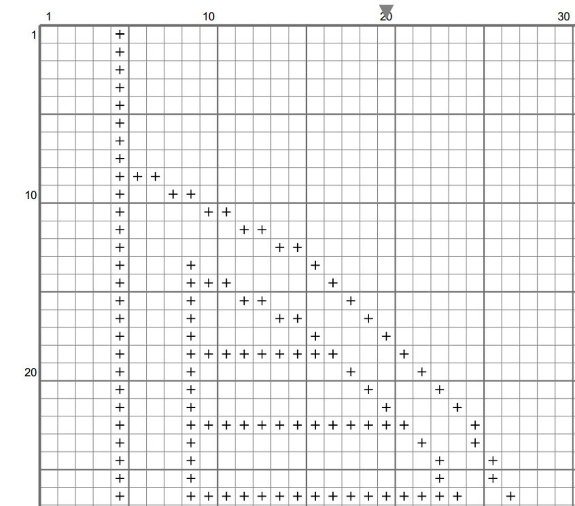 Burj Al Arab Hotel Dubai Counted Cross Stitch Pattern Printable PDF ...