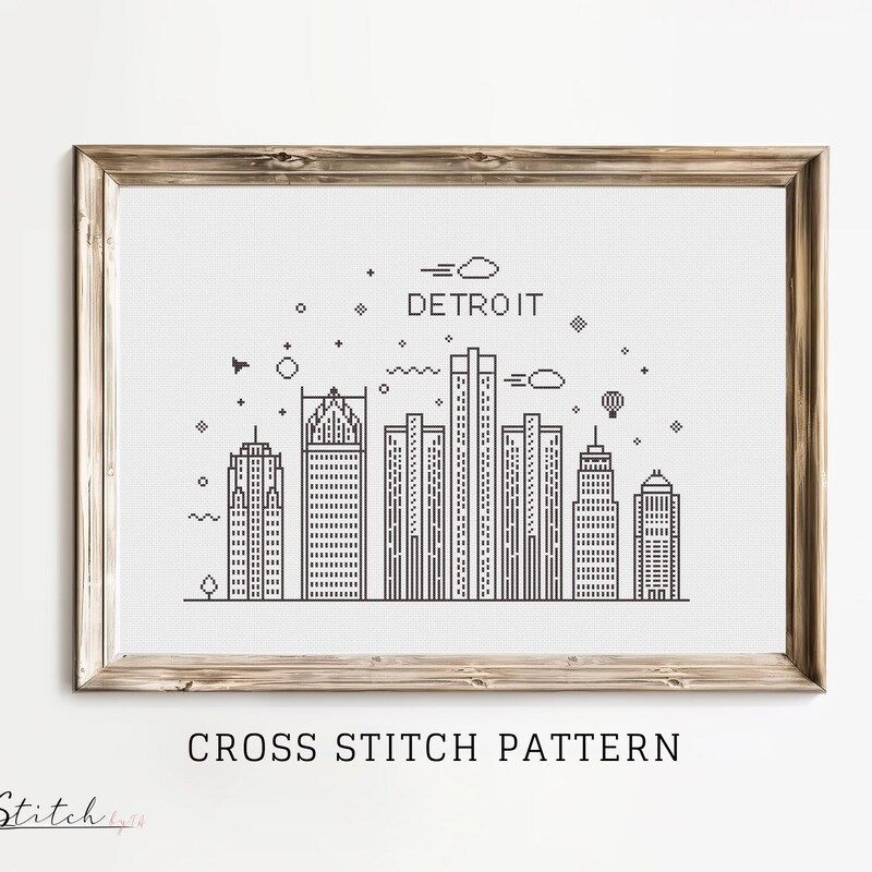 Detroit Embroidery - Etsy