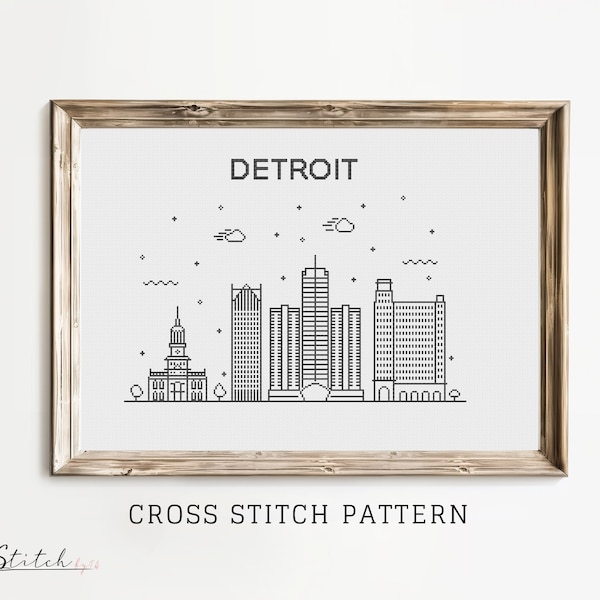 Detroit Embroidery - Etsy