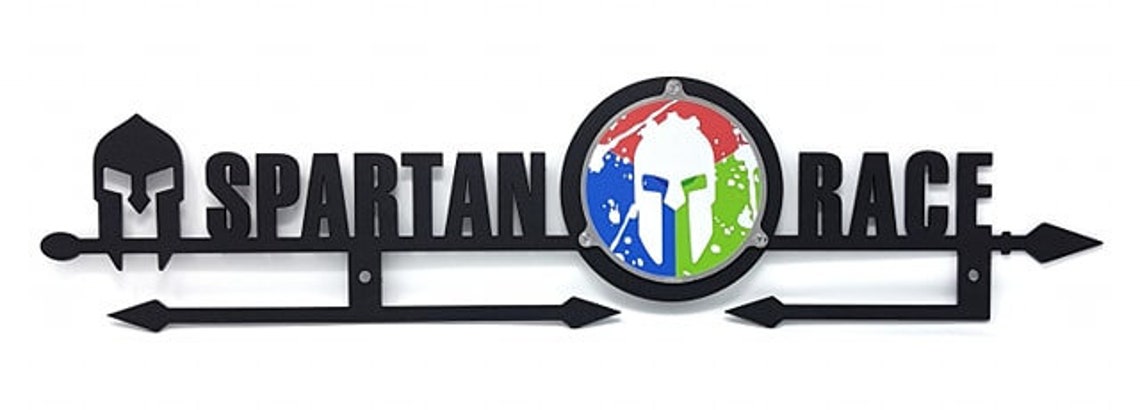 Medal Hanger Holder Display Rack Hook SPARTAN RACE Steel BLACK - Etsy