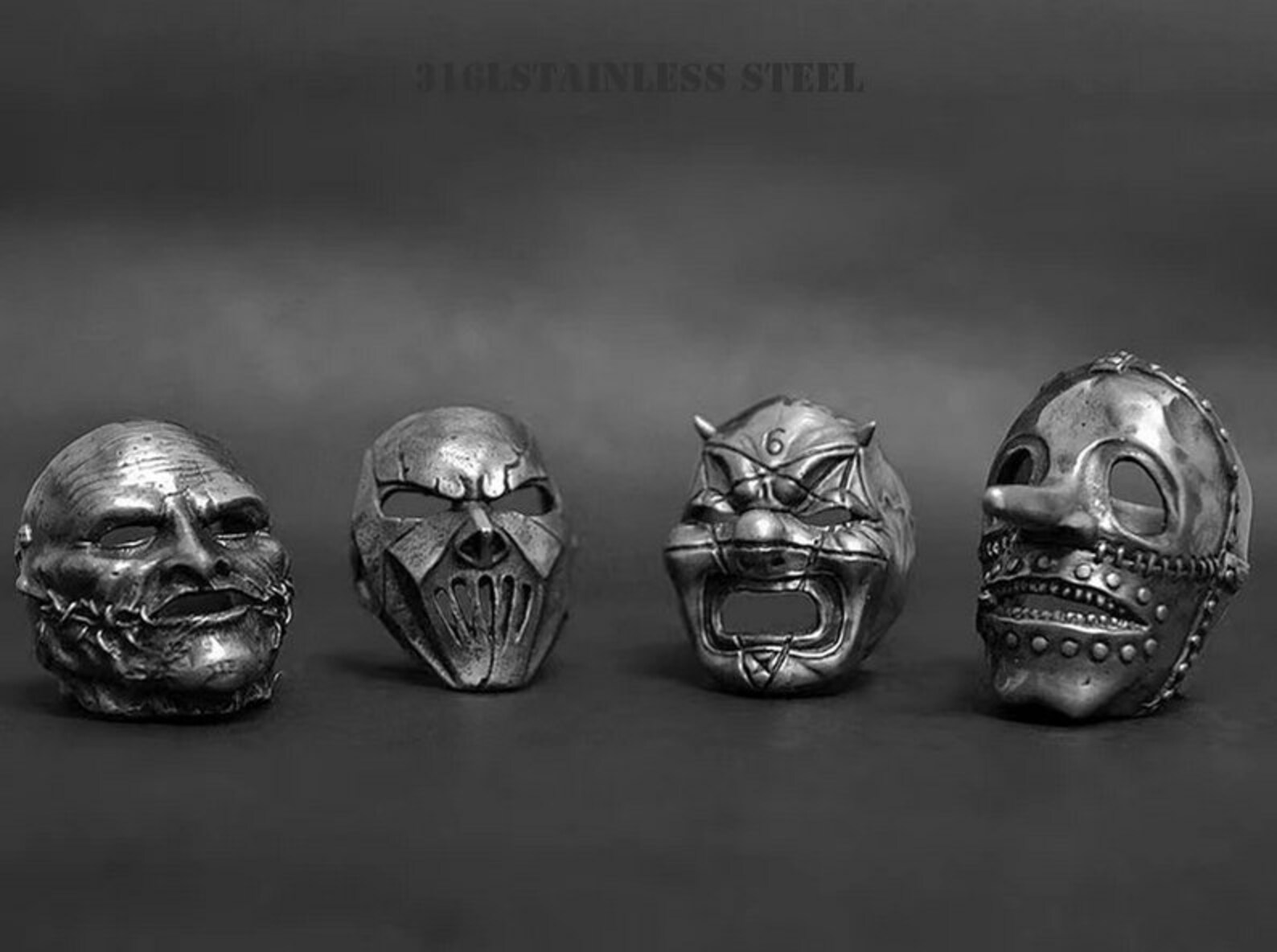 Slipknot Band Members Masks Rings - Etsy