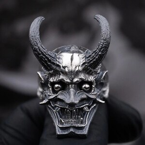 Japanese Deamon Ring - Etsy
