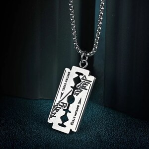Judas Priest Razor Stainless Steel Pendant - Etsy
