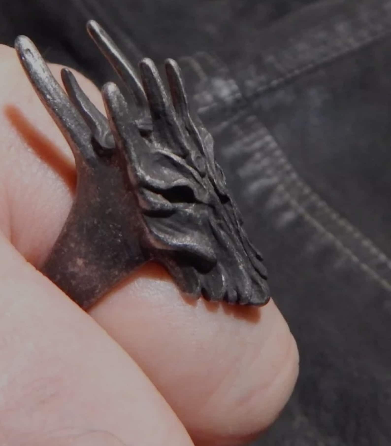 Sauron Helmet Ring - Etsy