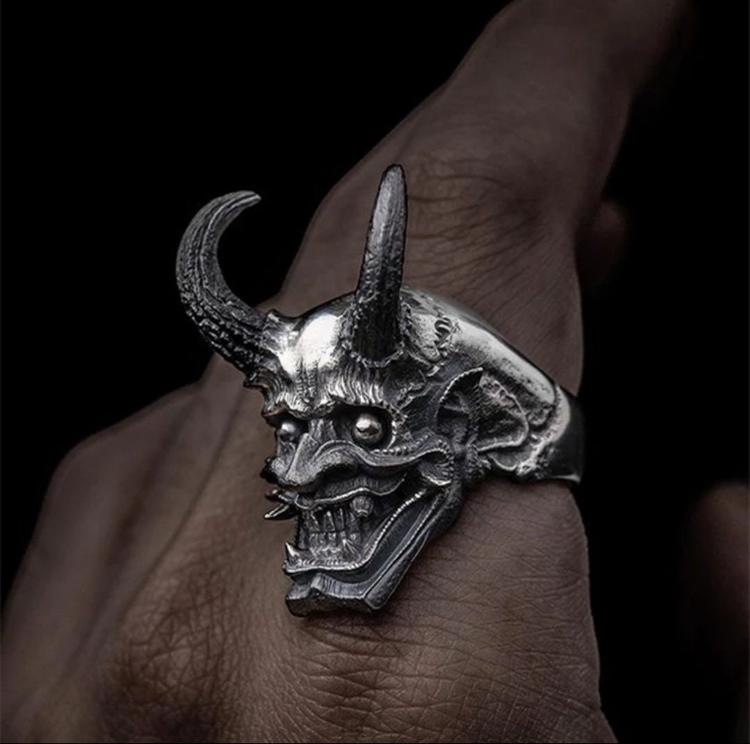 Japanese Deamon Ring - Etsy