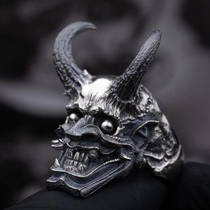 Japanese Deamon Ring - Etsy