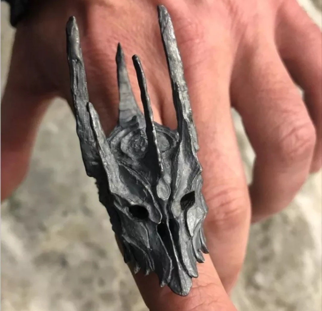 Sauron Helmet Ring - Etsy