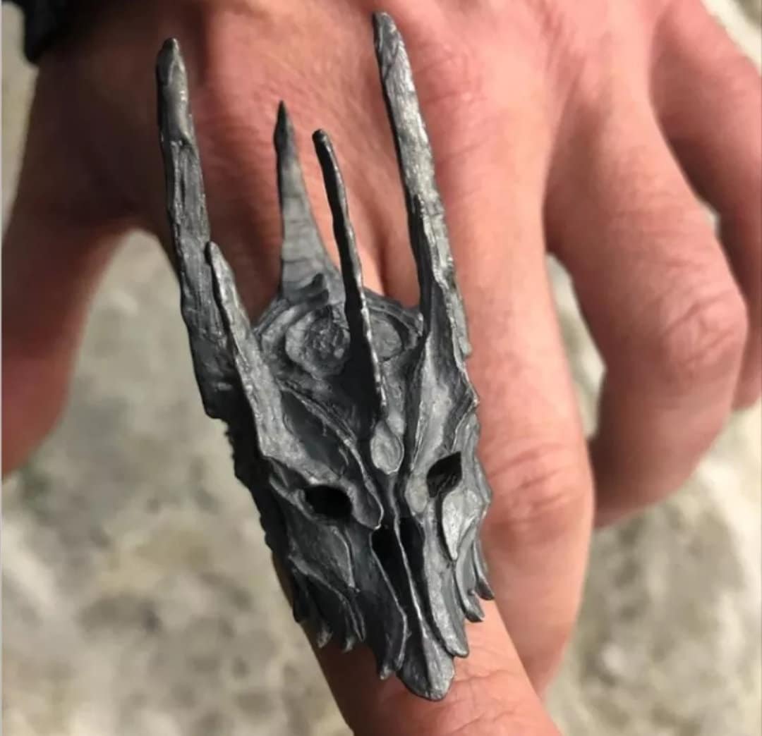 Sauron Helmet Ring - Etsy