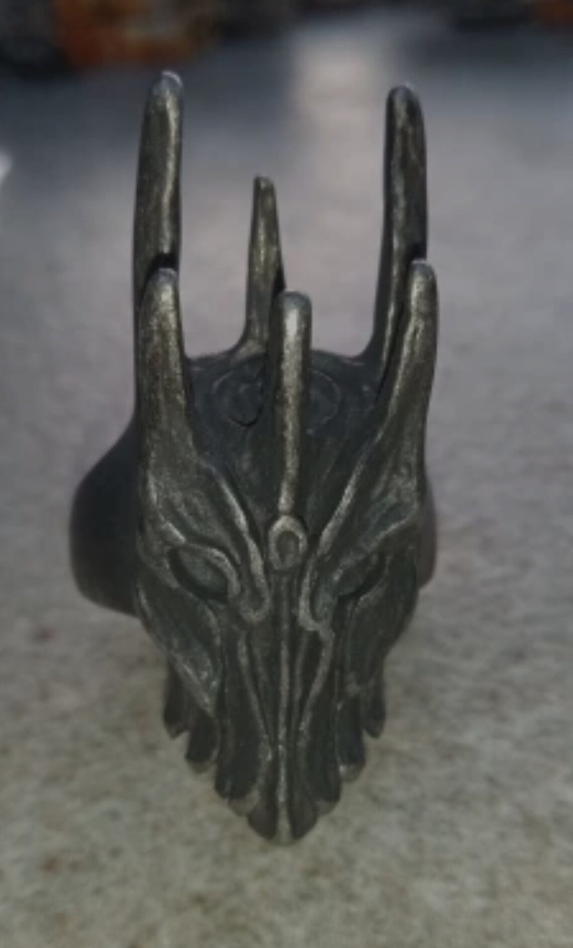 Sauron Helmet Ring - Etsy