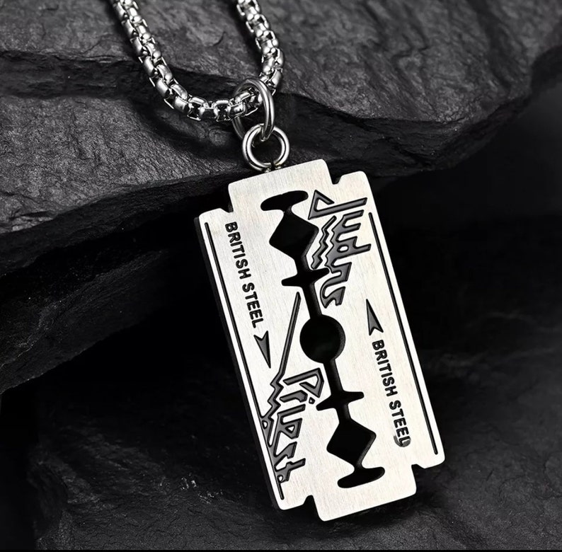 Judas Priest Razor Stainless Steel Pendant - Etsy