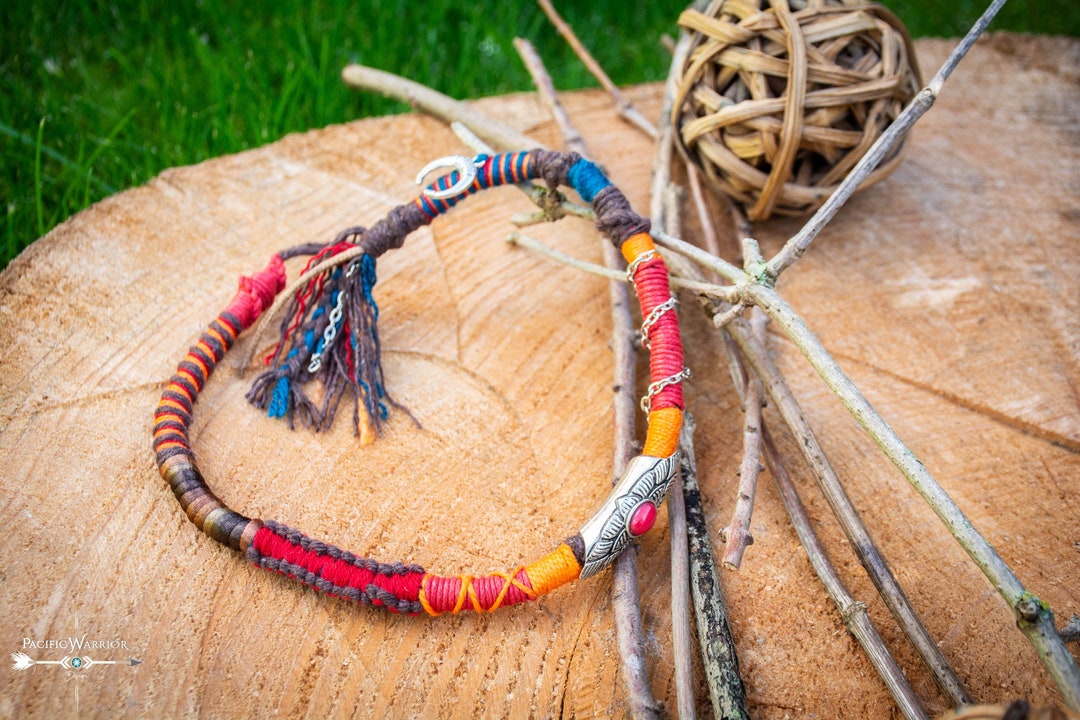 Rasta Extension Dread Hairwrap Africa Collection Red Sunrise Tribal ...