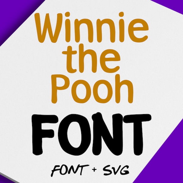 Winnie the pooh stencils fonts - Etsy Schweiz