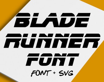 Blade Runner Font for Cricut - Etsy
