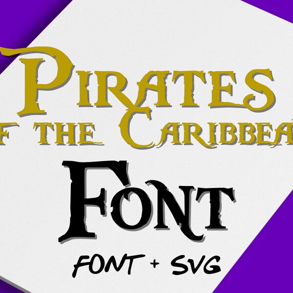 The Caribbean Font - Etsy