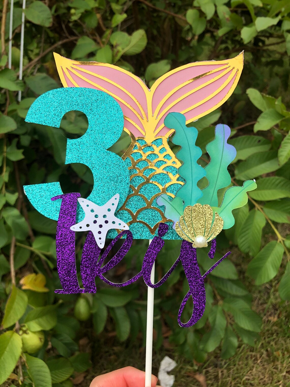 Mermaid Cake Topper - Etsy