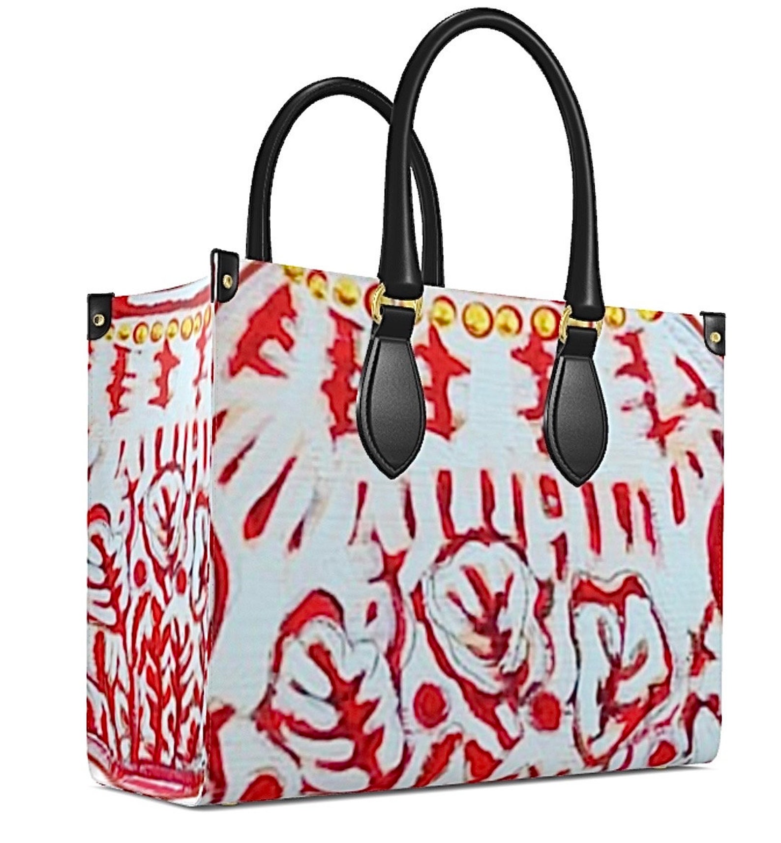 Coral Dolce Large Leather Handbag - Etsy
