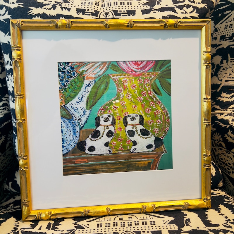 Staffie Bathroom Art - Etsy