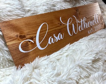 Personalized Casa Del Sign - Etsy