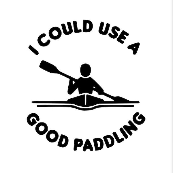 Funny Paddling Decal - Etsy