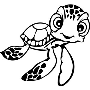 Sea Turtle Die Cut Vinyl Decal - Etsy
