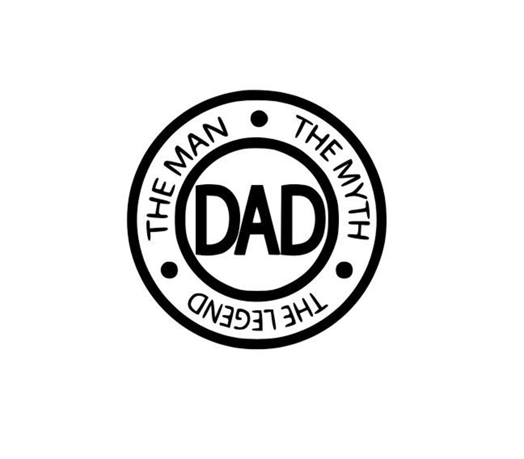 Dad Die Cut Vinyl Decal - Etsy