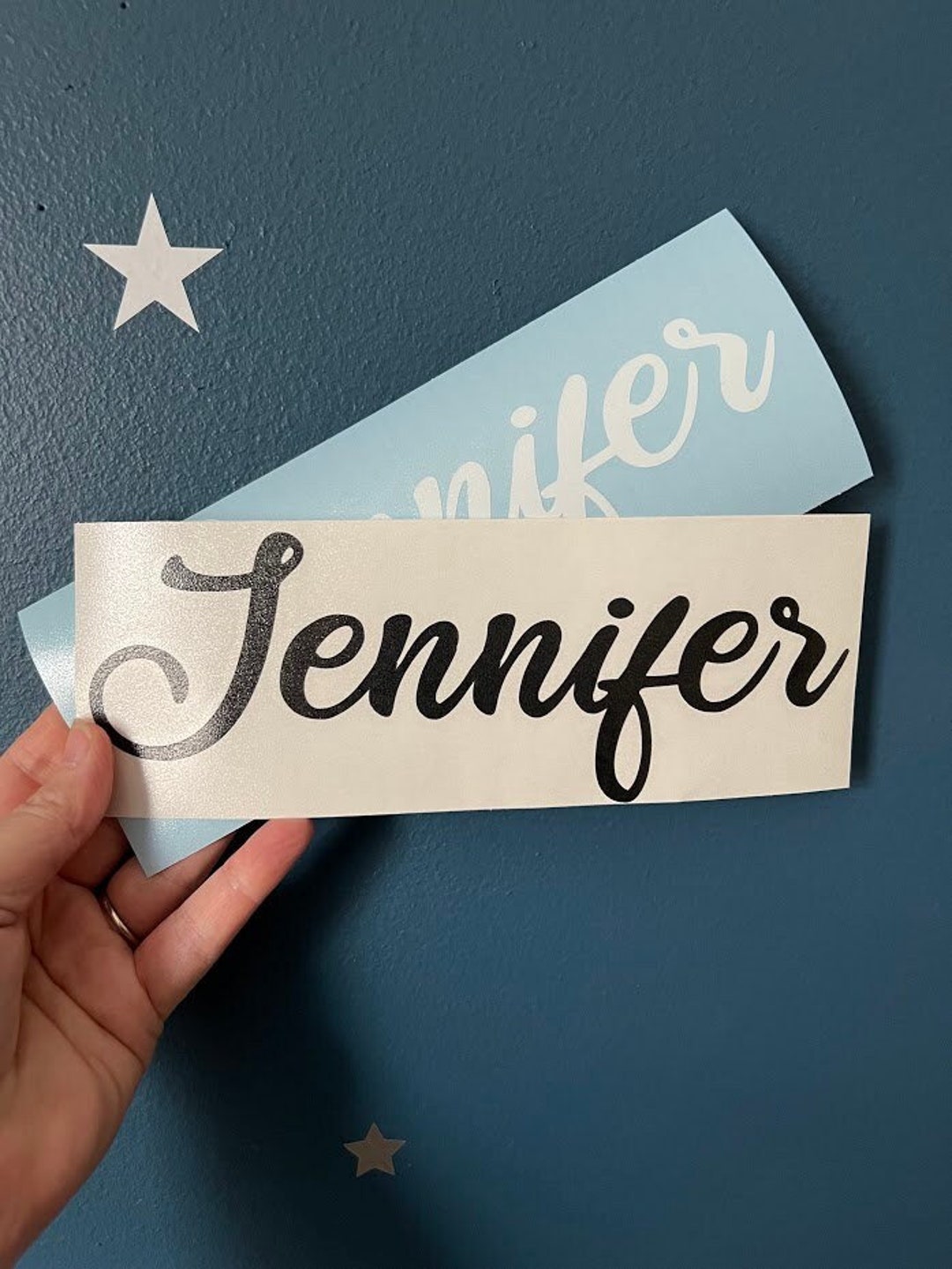 Custom Name Die Cut Vinyl Decal - Etsy
