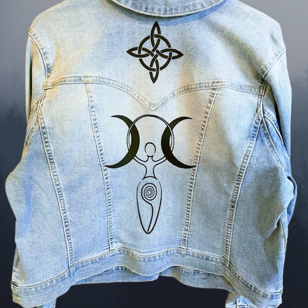 Witch Denim Jacket - Etsy
