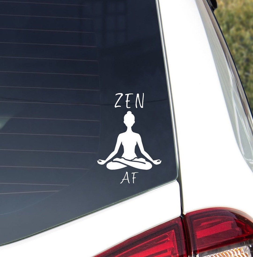 Zen AF Die Cut Vinyl Decal - Etsy