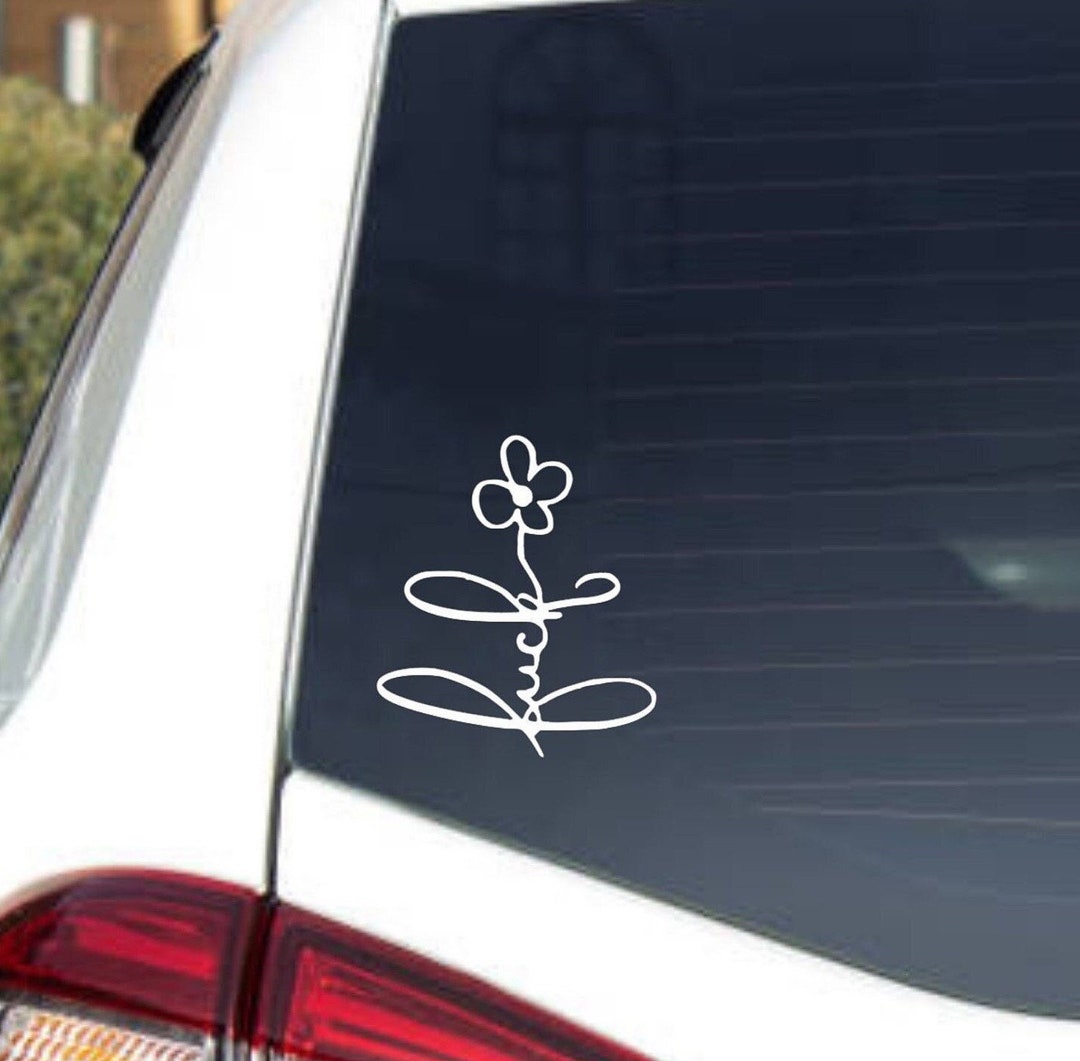 Fuck Daisy Die Cut Vinyl Decal Etsy
