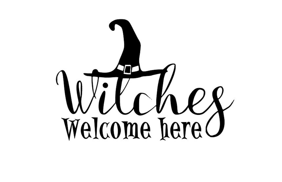 Halloween Decal, Witches Welcome, Car Decals, Window Decals, Stickers ...