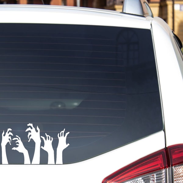 Zombie Hands Decal - Etsy