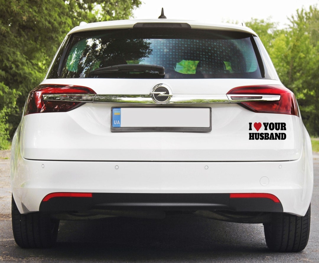 I Love Your Husband Die Cut Vinyl Decal - Etsy