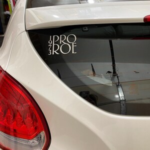 Pro Roe Die Cut Vinyl Decal - Etsy
