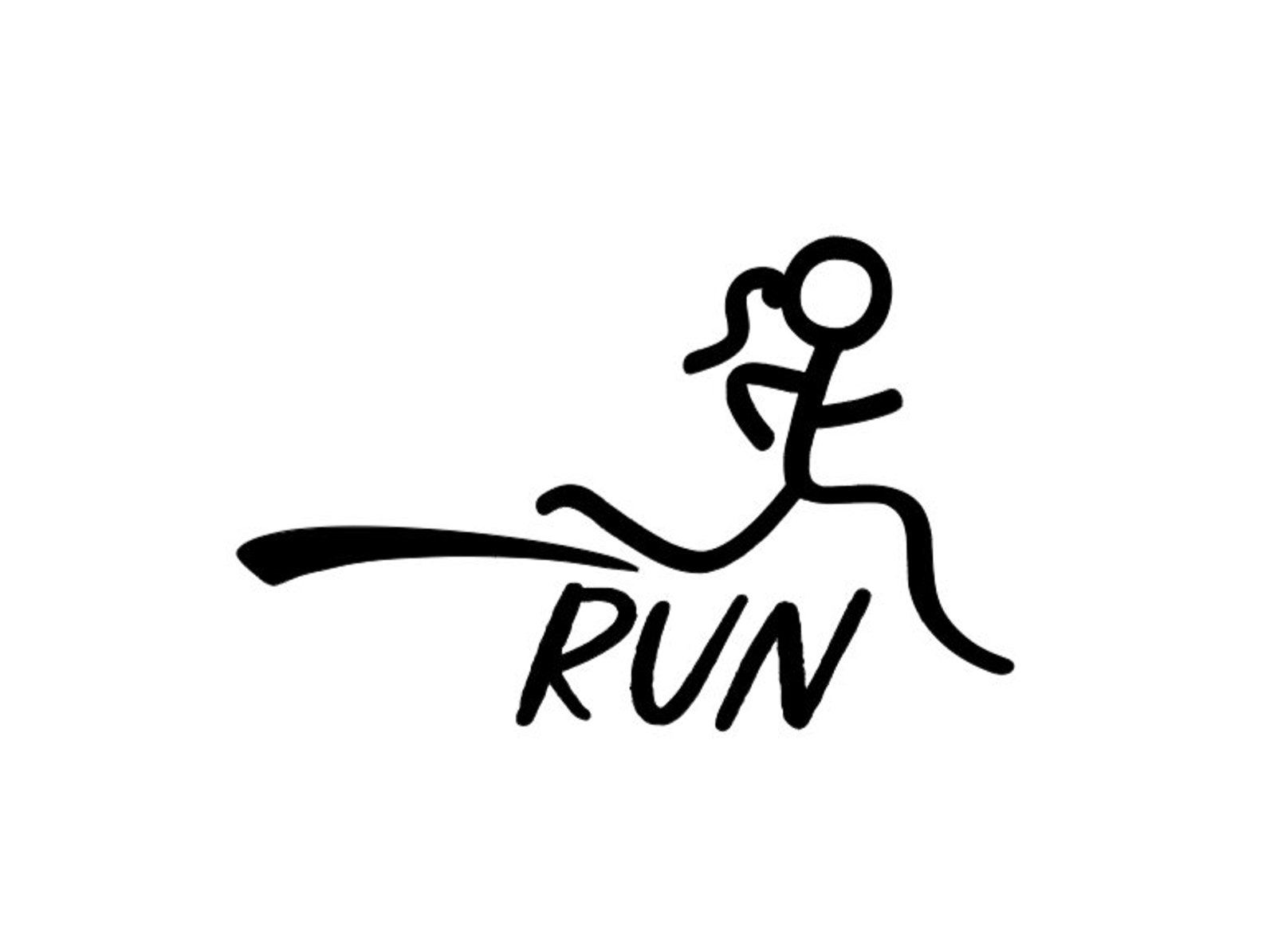 Running Decals Girl Runner Boy Runner Race Decals - Etsy