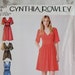 Simplicity Pattern 1801, Cynthia Rowley Dress, Size H5 6-14 - Etsy