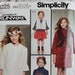 Simplicity Pattern D0680, American Girl Doll Clothing, 4 Outfits 18 ...