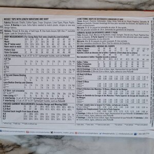 Simplicity Pattern 8128 Sizes H5 6-14 R5 14-22. | Etsy