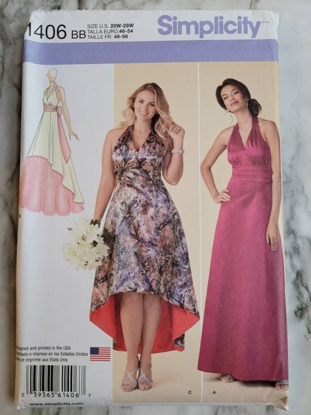 Simplicity Pattern 1406, Special Occasion Dress With Variations and ...