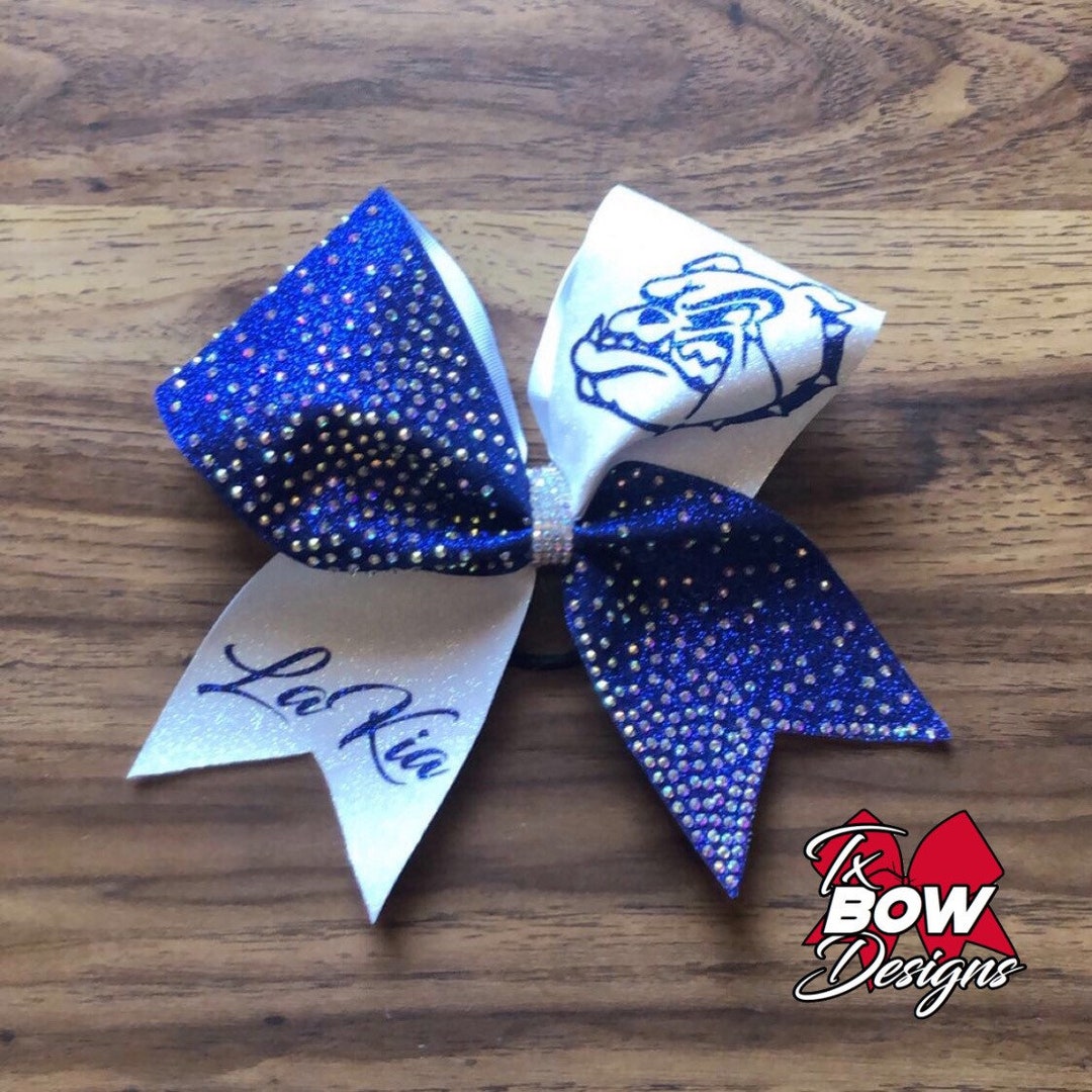 School Spirit Cheer Bow - Etsy