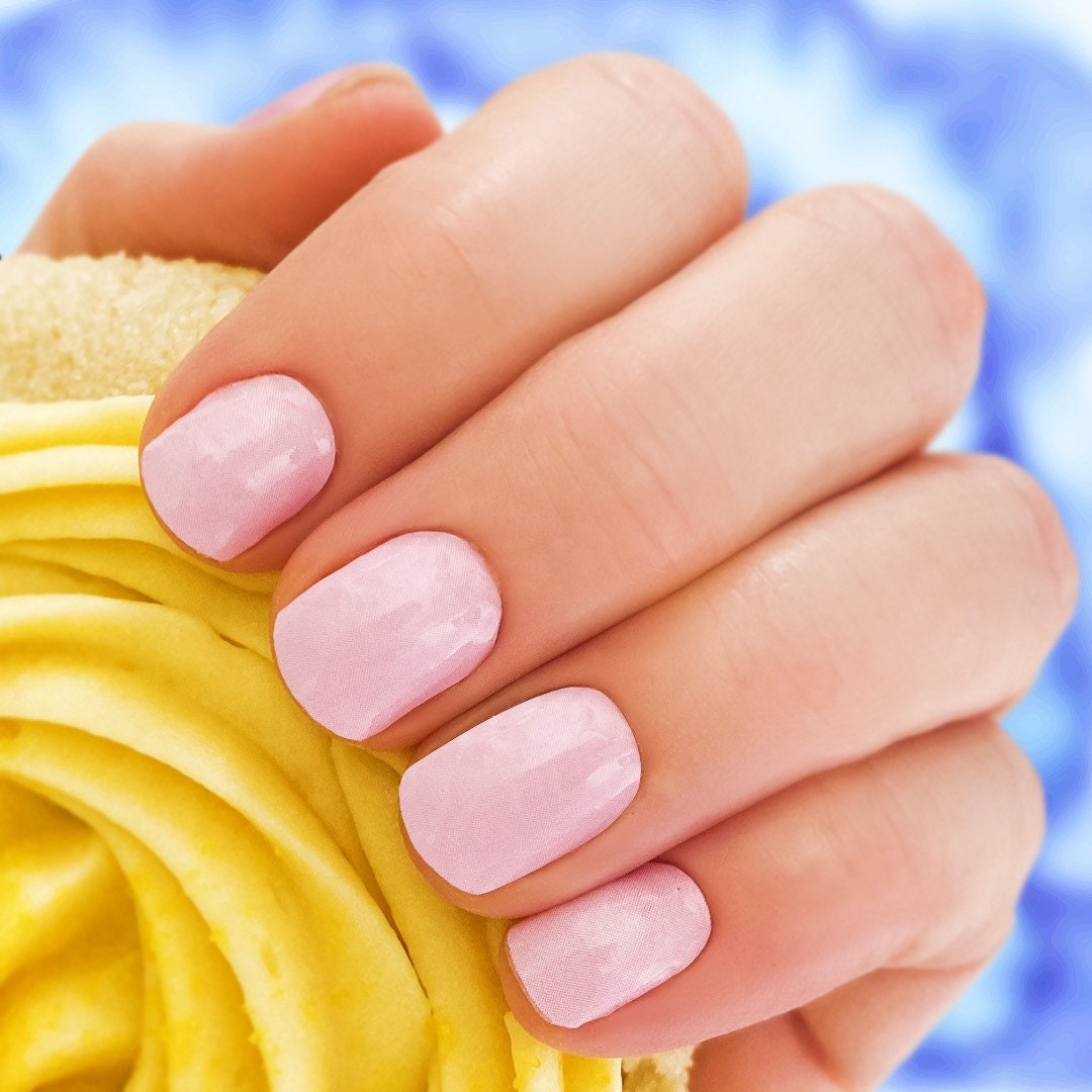 Blush Pink Nail Wraps 100% Nail Polish Stickers - Etsy