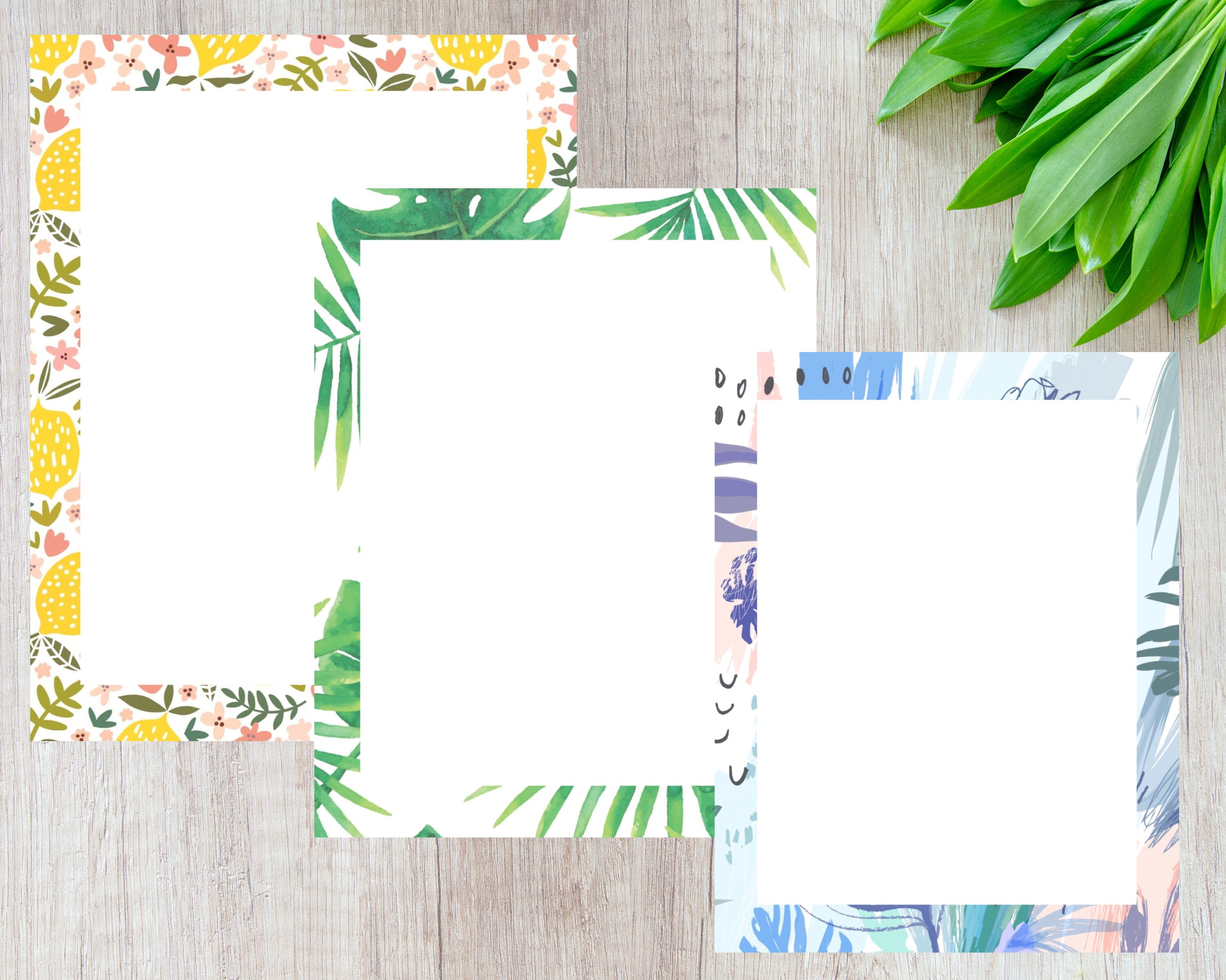 Summer Stationary Template