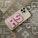 Varsity Glitter Letter Chenille Initial Patch Adhesive Sticker - Etsy