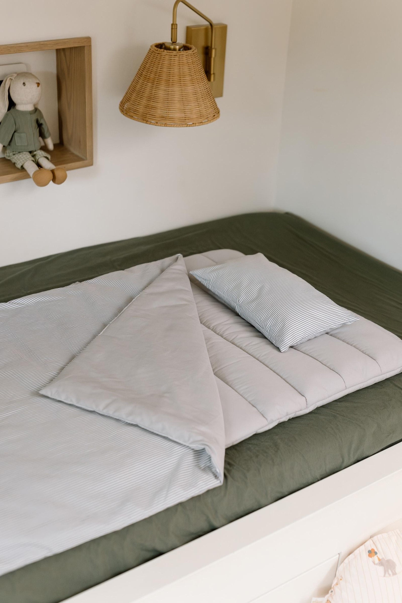 Organic Portable Bedding Set for Kids | Nap Mat With Pillow ...